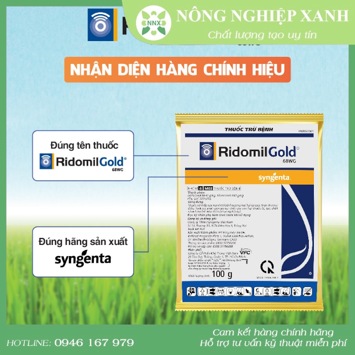 Thuốc Trừ Bệnh RIDOMIL GOLD 68WG